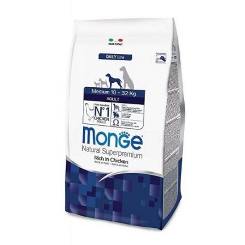 Monge Adult Medium Piletina, hrana za odrasle pse 12 kg