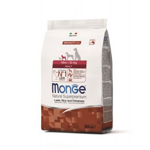 Monge Adult Mini Jagnjetina, Pirinač i Krompir, hrana za odrasle pse 7.5 kg