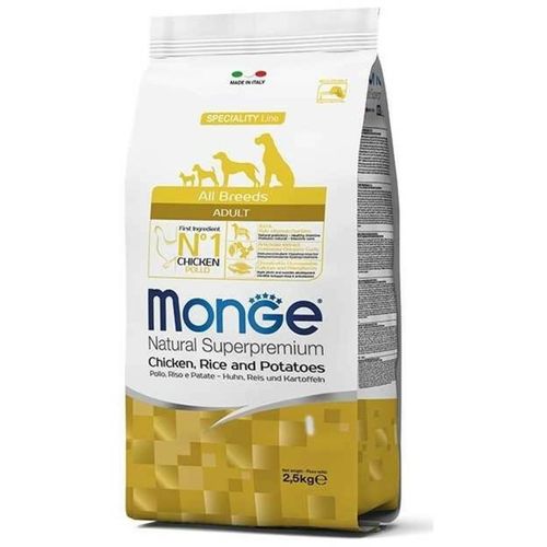 Monge Adult All Breeds Piletina, Pirinač i Krompir, hrana za odrasle pse 12 kg