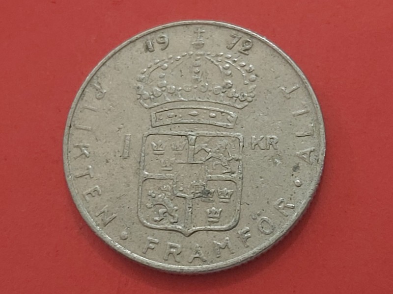 Švedska - 1 kruna 1972 god