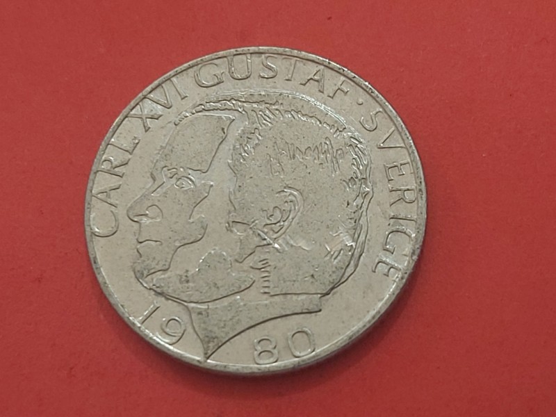 Švedska - 1 kruna 1980 god