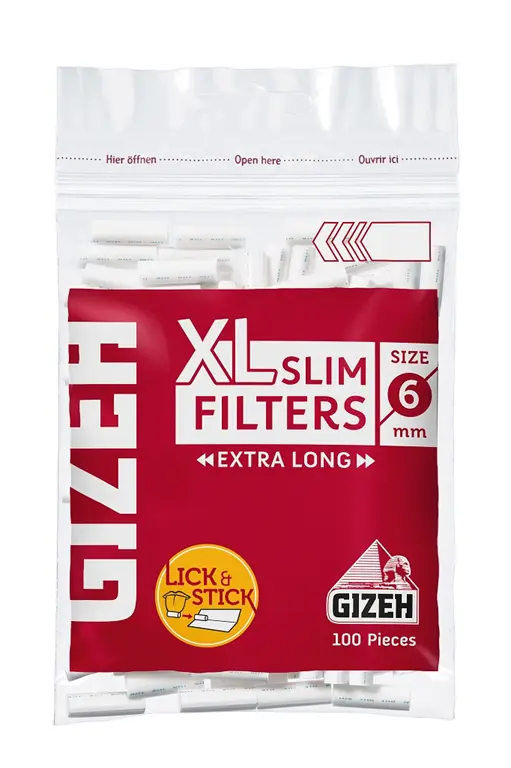 Gizeh GIZEH SLIM FILTER 6MM XL (5013) 100 kom