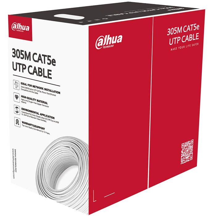 Dahua CAT5E UTP PFM920I-5EUN kabl 305m
Dahua CAT5E UTP PFM920I-5EUN kabl 305m