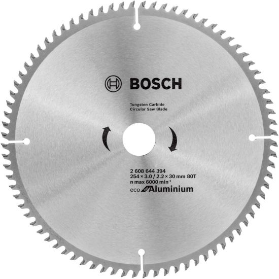 List kružne testere za aluminijum Ø254x3,0x30/80z Bosch Eco for Aluminium (2608644394)