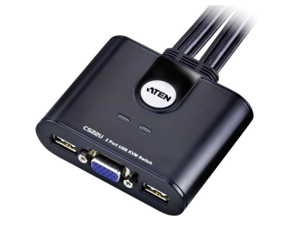 KVM VGA switch Aten CS22U-AT 2 port sa kablovima