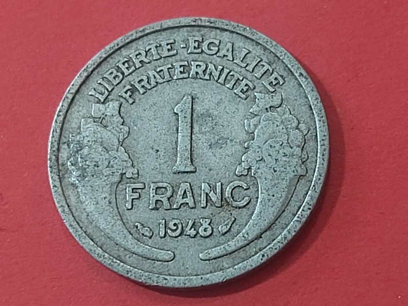 Francuska - 1 franc 1948 god