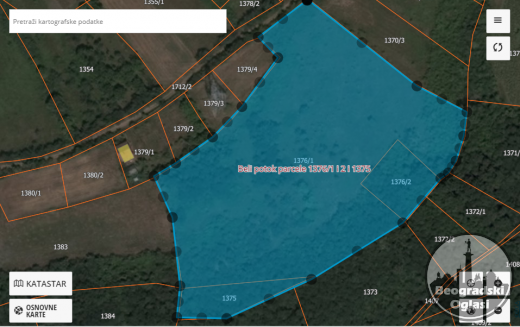 BELI POTOK 20 000 m2 (dva hektara gradjevinskog zemljišta)