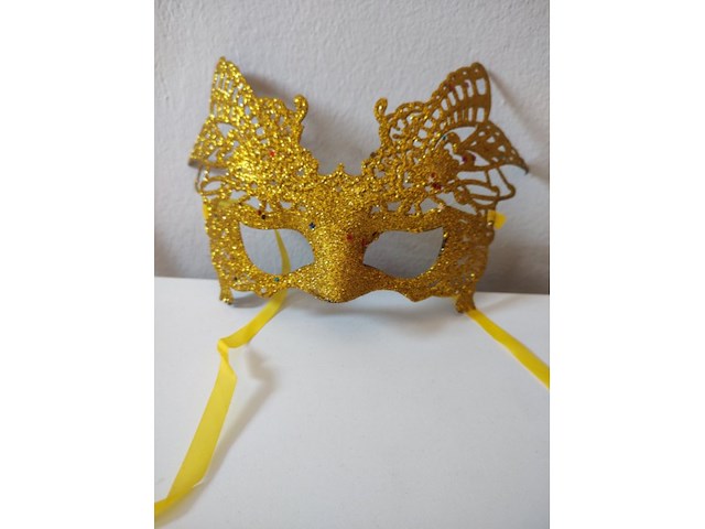 Venecijanska maska-zlatna jako moćna