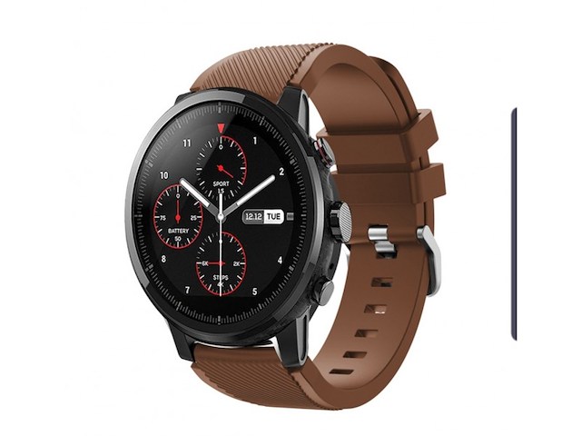 Smeđa narukvica Galaxy Watch Huawei Watch 22mm i 20mm