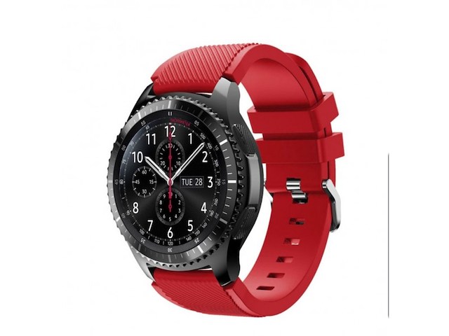 Crvena narukvica Galaxy Watch Huawei Watch 22mm i 20mm