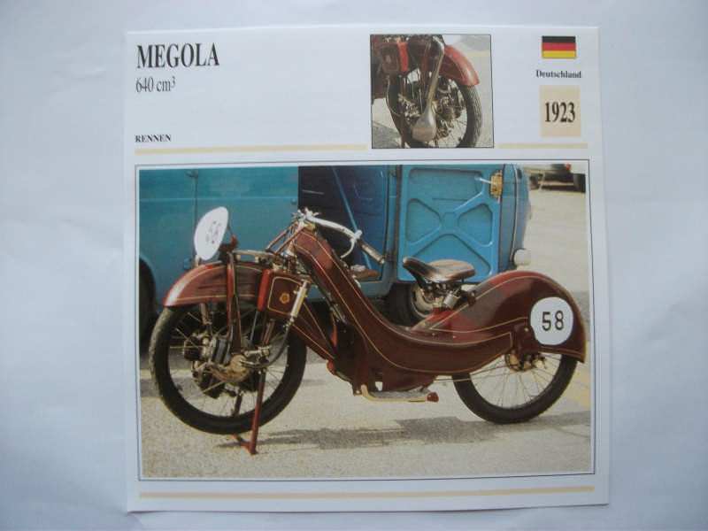 Bike card MEGOLA 640 CM3 GER 1923