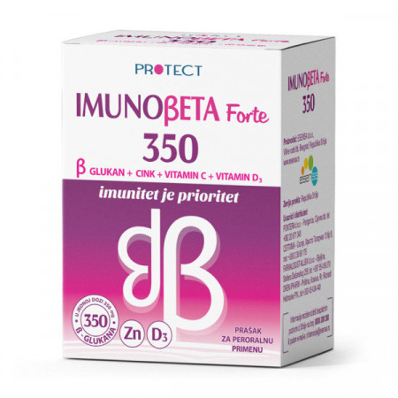 IMUNOBETA FORTE 350 PRAŠAK 10 KESICA