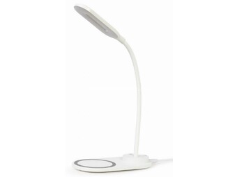 TA-WPC10-LED-01-MX White Gembird LED Stona lampa + QI bezicni punjac max10W