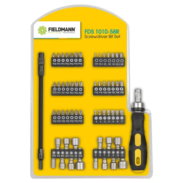 FIELDMANN FDS 1010-58R Set bitova sa odvijačem