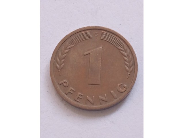 1 Pfennig 1969.g - G - Nemačka -