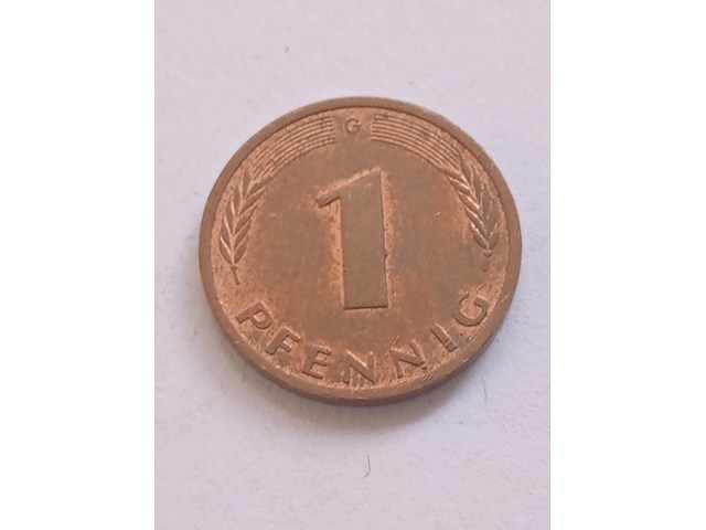 1 Pfennig 1980.g - G - Nemačka -