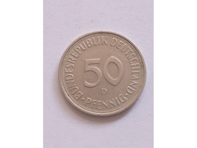 50 Pfennig 1974.g - D - Nemačka -