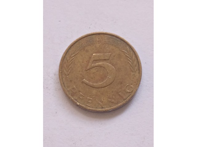 5 Pfennig 1971.g - G - Nemačka -