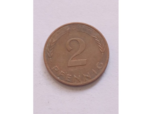 2 Pfennig 1983.g - D - Nemačka -