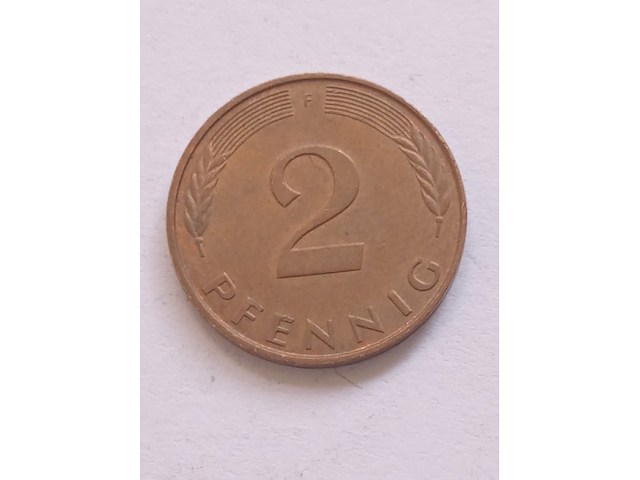 2 Pfennig 1988.g - F - Nemačka -