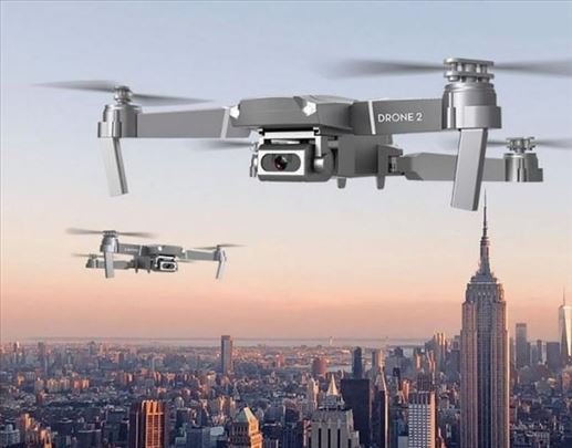 Foldable drone E68 4k dron sa dve kamere + torbica
