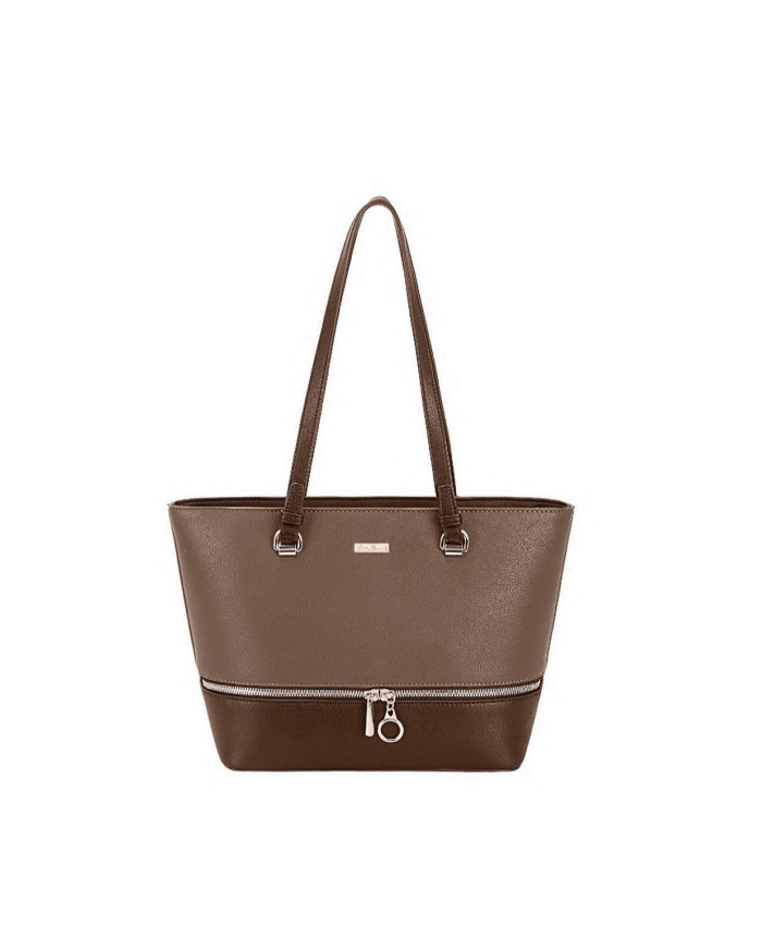 TORBA TOTE LADY BAG TAUPE BROWN Little Marcel