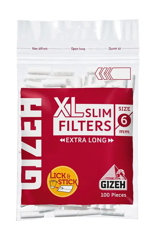 Gizeh
GIZEH SLIM FILTER 6MM XL (5013) 100 KOM