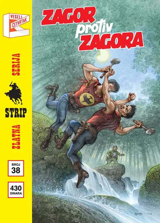 Veseli Četvrtak Zlatna serija 38 - Zagor protiv Zagora (korica B)