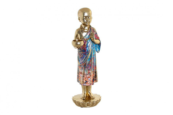 Figura monk multicolored 15x15x43