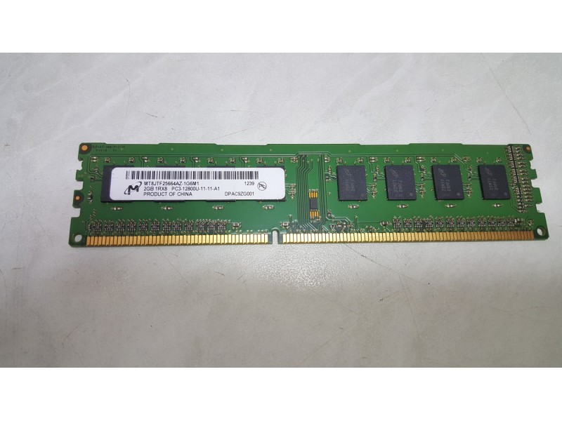ddr3 2gb memorija micron ispravna 1333mhz