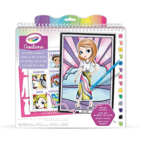 Crayola blok sa stikerima art fashion ( GA26200 )