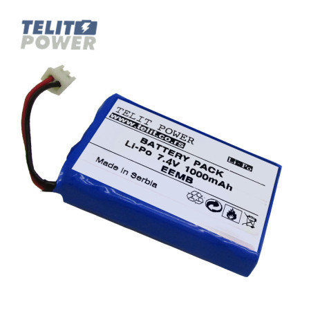TelitPower baterija Li-Po 7.4V 1000mAh za WS6933 Satlink Total TV Tragač signala ( P-1544 )