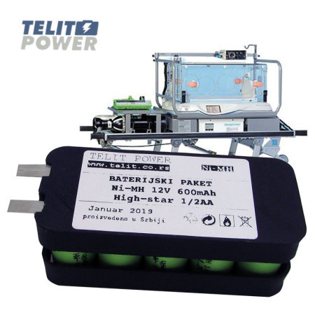 TelitPower baterija NiMH 12V 600mAh za Isis Medprema inkubator ( P-0213 )