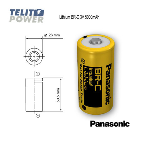 Litijum BR-C 3V Panasonic BR26505 ( 0706 )