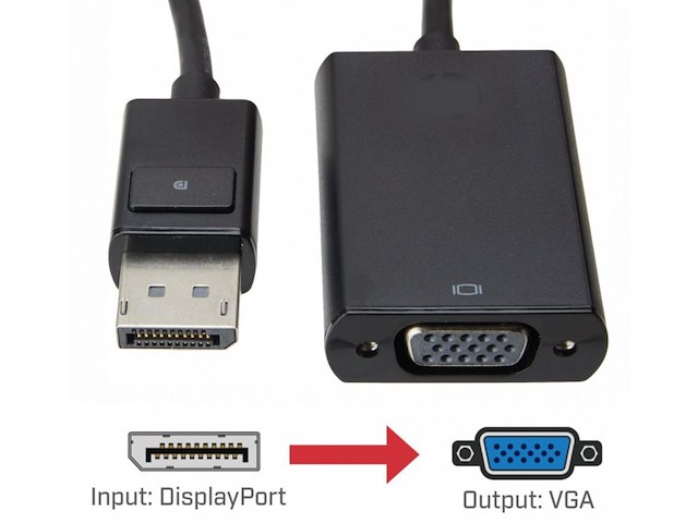 Display Port muski na VGA zenski!