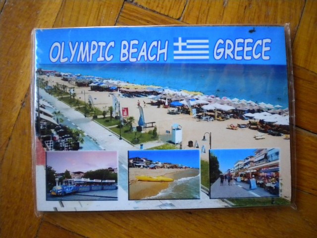 GRCKA Olympic Beach, magnet za frizider NEOTPAKOVAN
