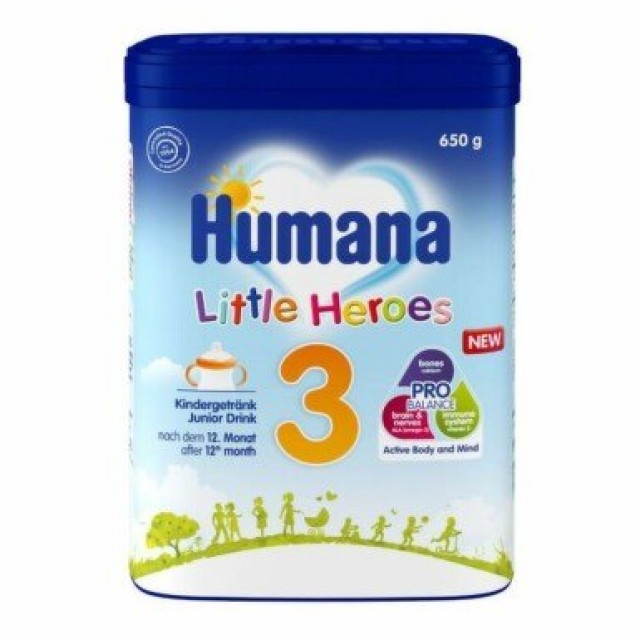 HUMANA 3 JUNIOR MY PACK 650G
Opis
INFORMACIJE
NALOG
SERVIS
KORISNI LINKOVI