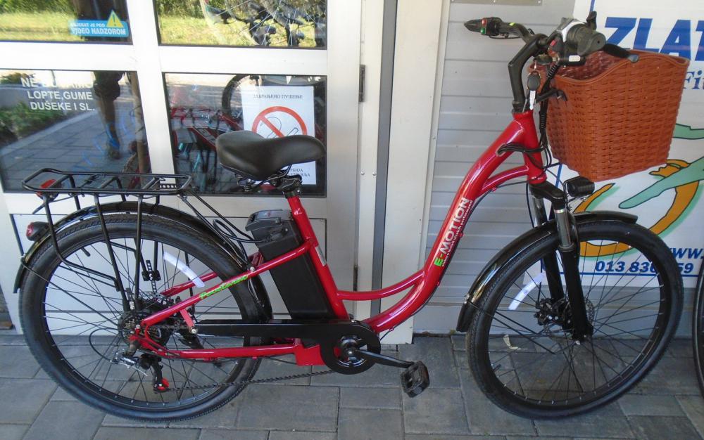 Elektricni bicikl Povetarac 26" 2022 crveni