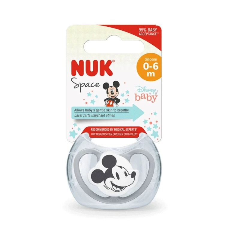 Nuk varalica Mickey Mouse 0-6m silikon