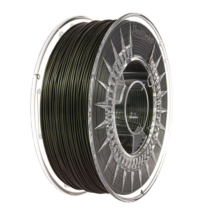 D.D PLA 1,75mm 330g metalik zelena (green metallic)