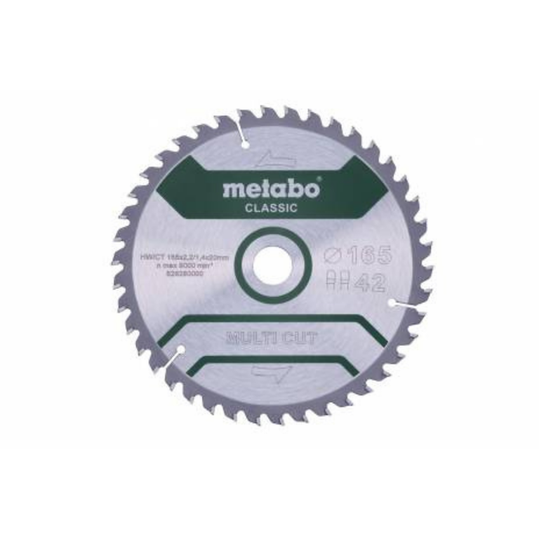 Metabo List za aku. ručne cirkulare „MULTI CUT – CLASSIC“ Z42 FZ/TZ 5°, 165 x 20 mm, 628280000