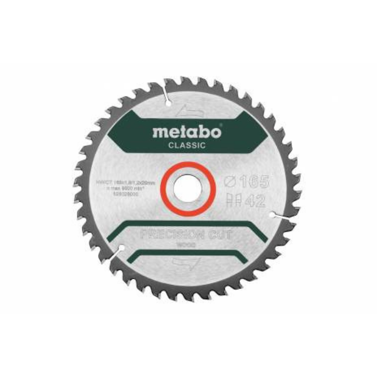 Metabo List za aku. ručne cirkulare “PRECISION CUT WOOD – CLASSIC” Z42 WZ 5°, 165 x 20 mm, 628026000