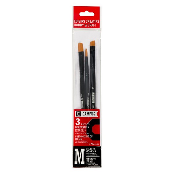 CAMPUS Campus brushes set 3 Hobby brushes M