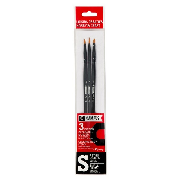 CAMPUS Campus brushes set 3 hobby brushes S