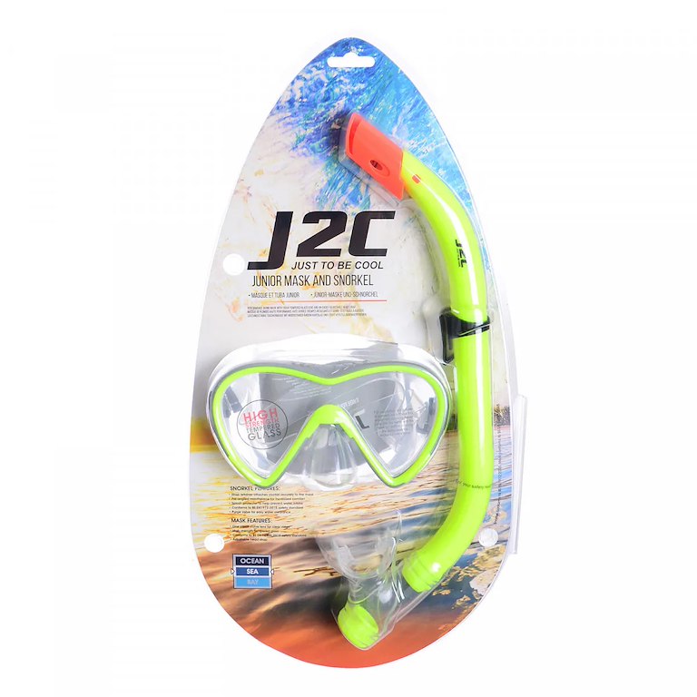 J2C Maska i peraja SET MASK AND SNORKEL