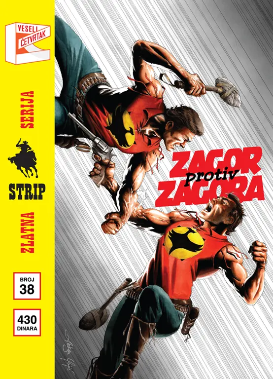 Veseli Četvrtak Zlatna serija 38 - Zagor protiv Zagora (korica D)