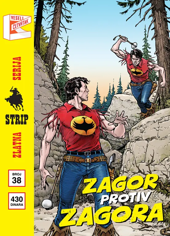 Veseli Četvrtak Zlatna serija 38 - Zagor protiv Zagora (korica C)