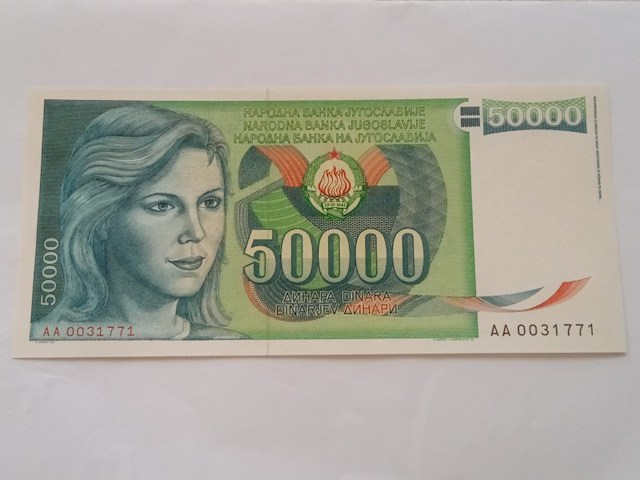 50 000 Dinara 1988.g - SFRJ - ODLIČNA Novčanica