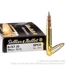 Metak karabinski 8X57 Sellier&Bellot SPCE 12.7gr