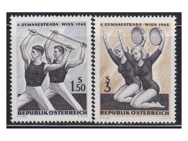 Austrija 1965 Gimnaestrada čisto